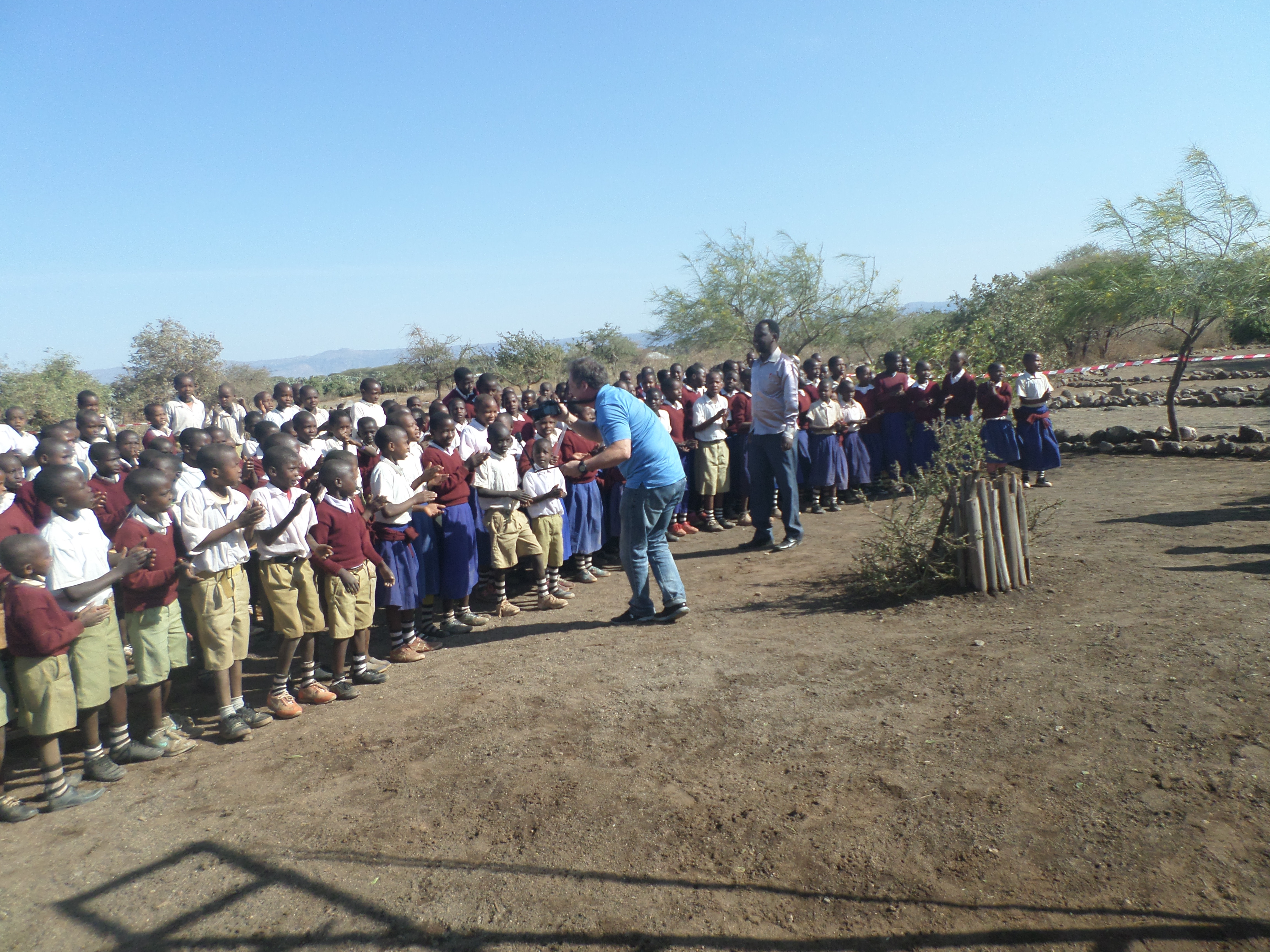 #36 Fr. Howard Is Gifted A Traditional Masaai Wrap - Tanzania Water Project